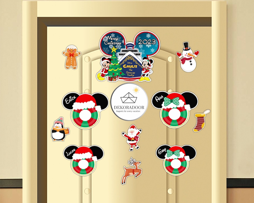 Christmas Mickey and Minnie Disney Inspired Disney Cruise Stateroom ...