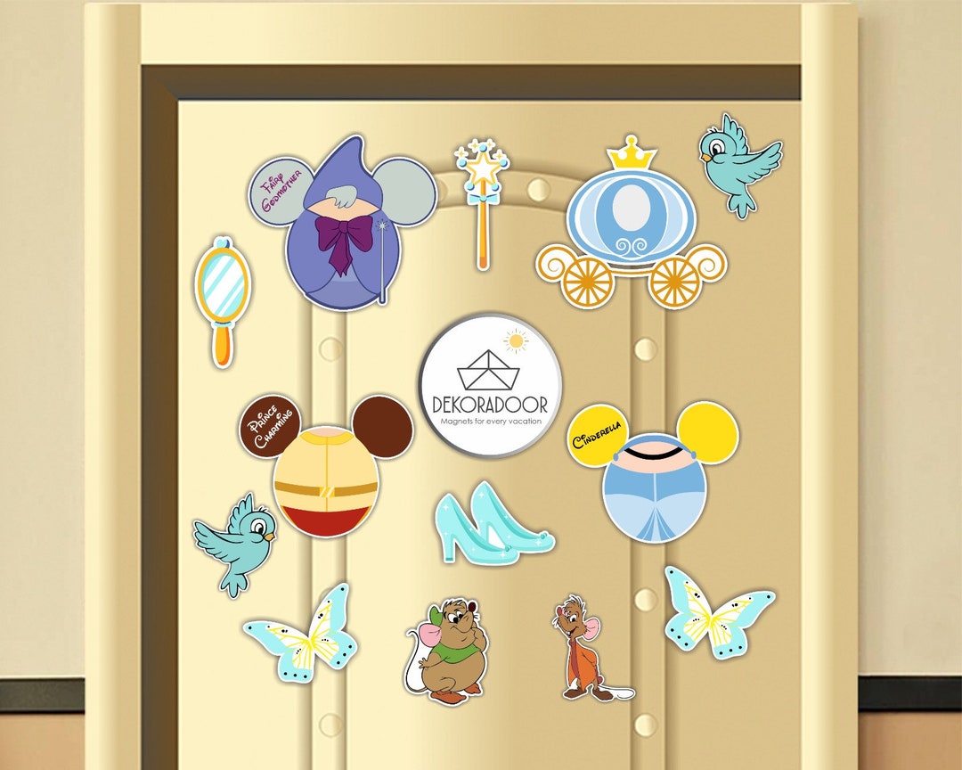 Cinderella Princess Disney Cruise Inspired Suite Door Magnets/princess ...