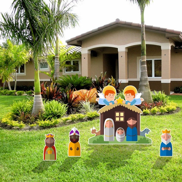 Cute Nativity Set - Etsy