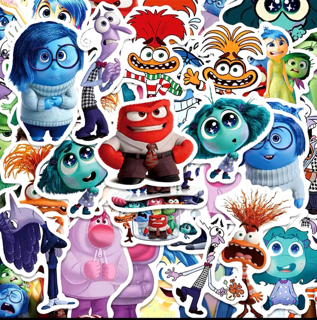 Inside Out Disney Vinyl Stickers Variety Pack/tumbler Stickers/ Disney ...