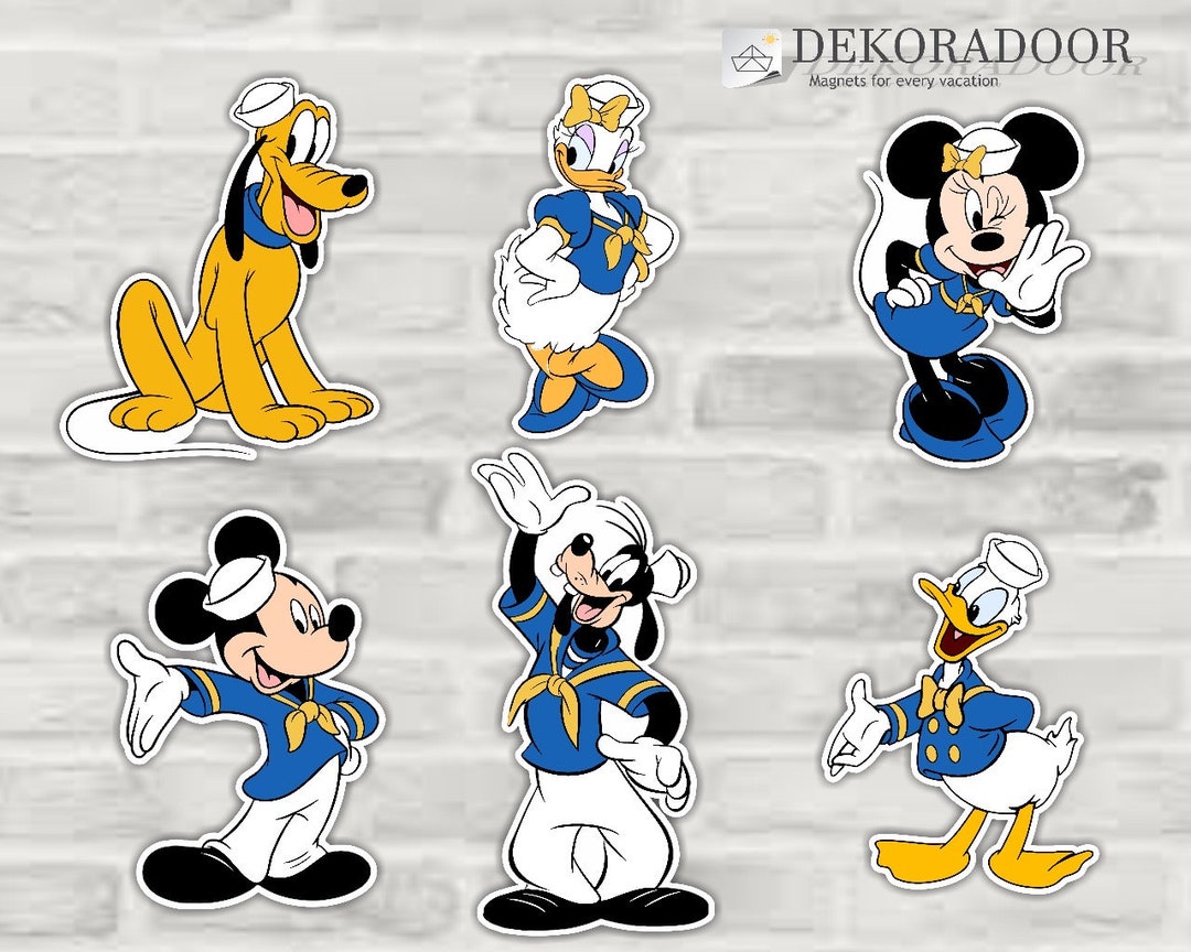 Captain Mickey and Pals 3D Magnet With LED Lights Disney Cruise ...