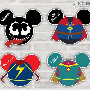 Superhero Disney Inspired Disney Cruise Suite Door Magnets/ Marvel ...