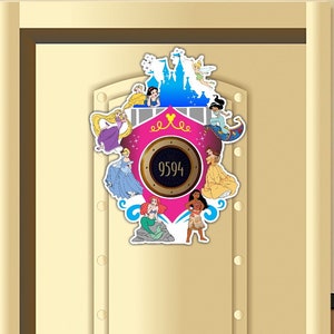 Princess Disney Inspired Princess Disney Cruise Suite Door Magnets ...