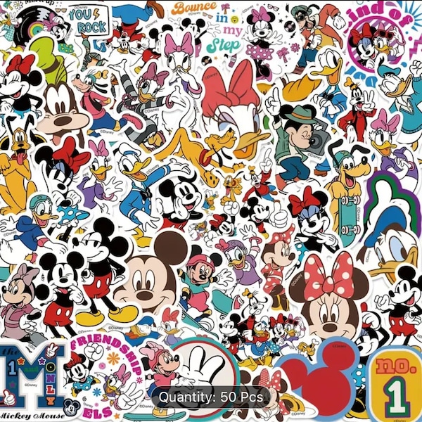 Mickey Stickers - Etsy