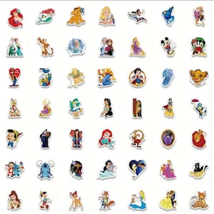 Disney Vinyl Stickers Variety Pack/tumbler Stickers/ Disney Tumbler ...