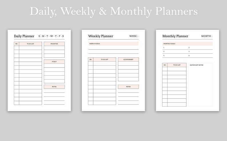 Printable Business Planner | Small Business Plan | Online Business ...