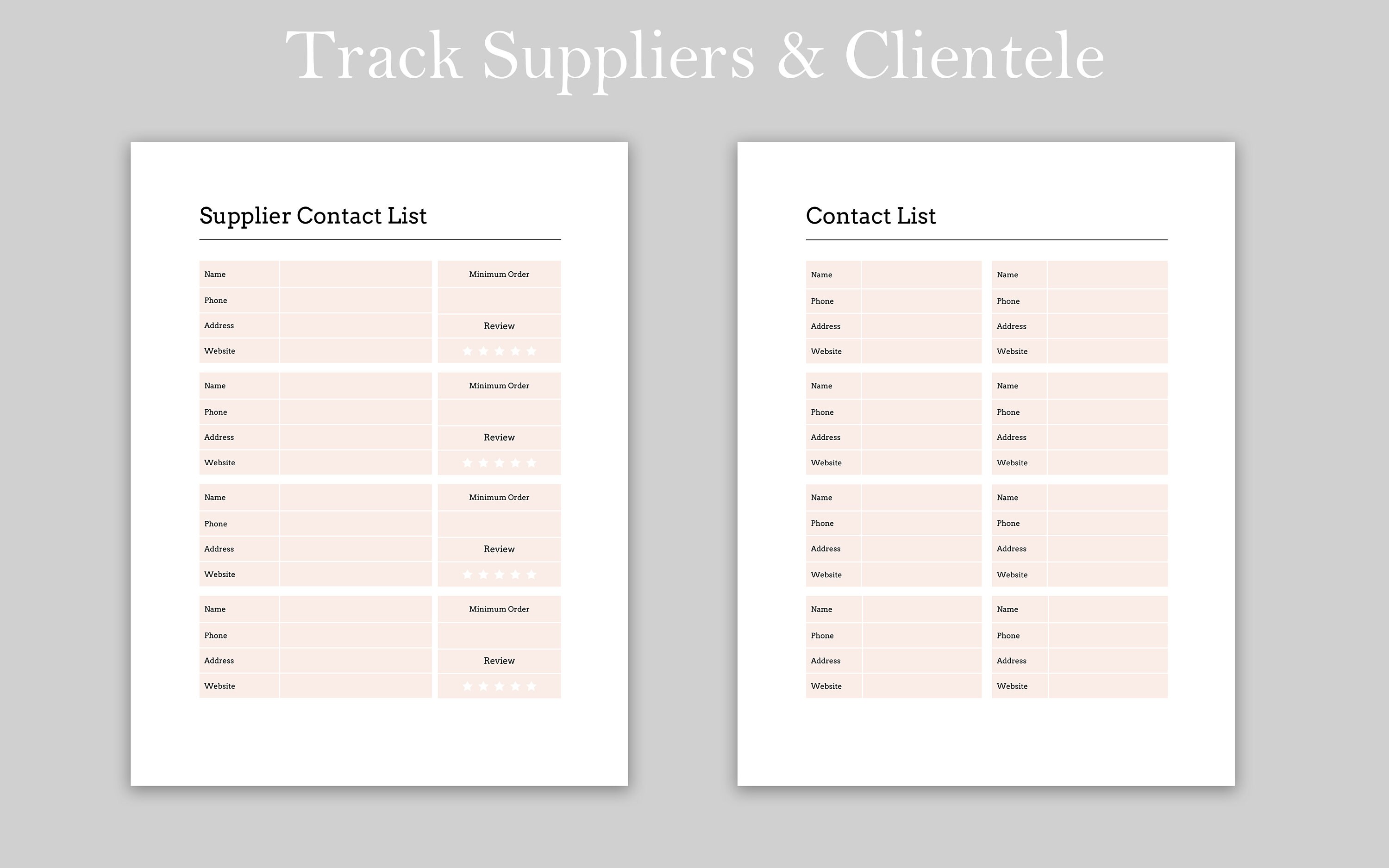 Printable Business Planner | Small Business Plan | Online Business ...