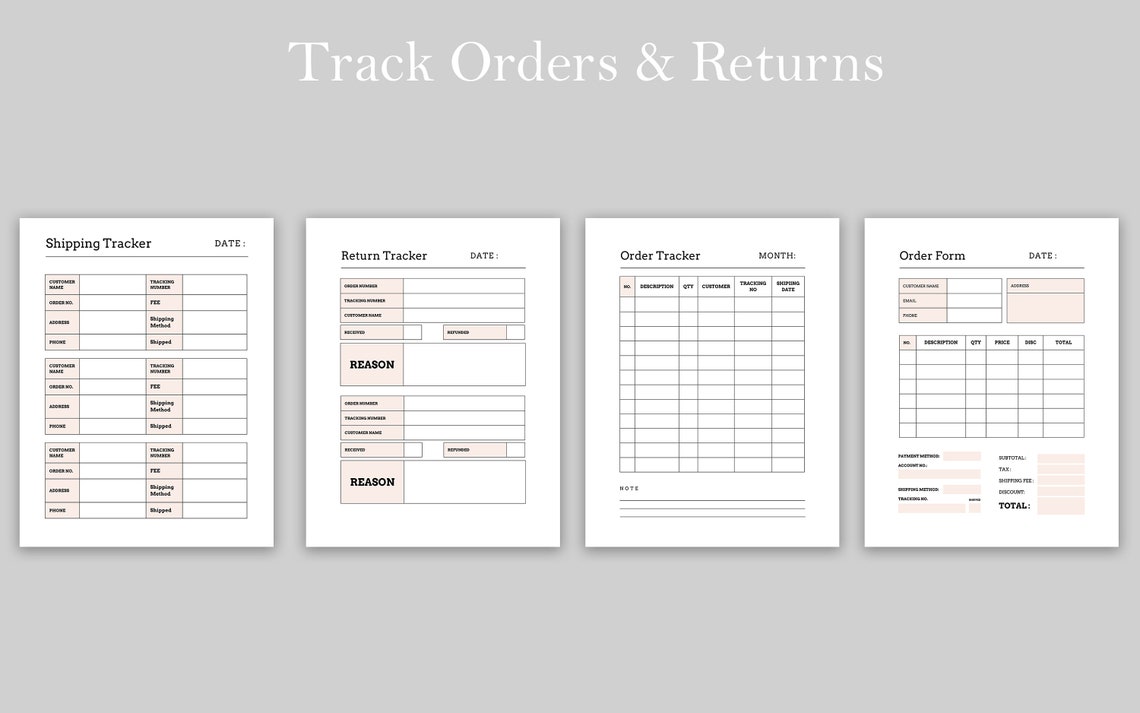 Printable Business Planner | Small Business Plan | Online Business ...