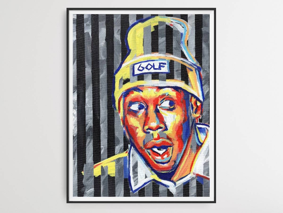 Tyler The Creator Art Print, GOLF Poster, Hiphop Rapper sold by ChaZhan ...
