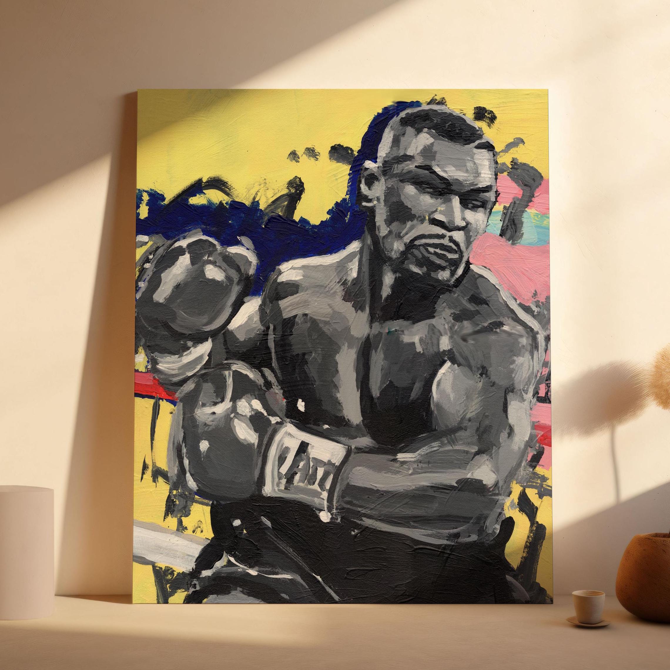 Mike Tyson Boxing Poster Wall Art Canvas Painting Living Room Home ...