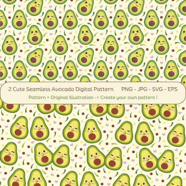 Avocado Wallpaper - Etsy
