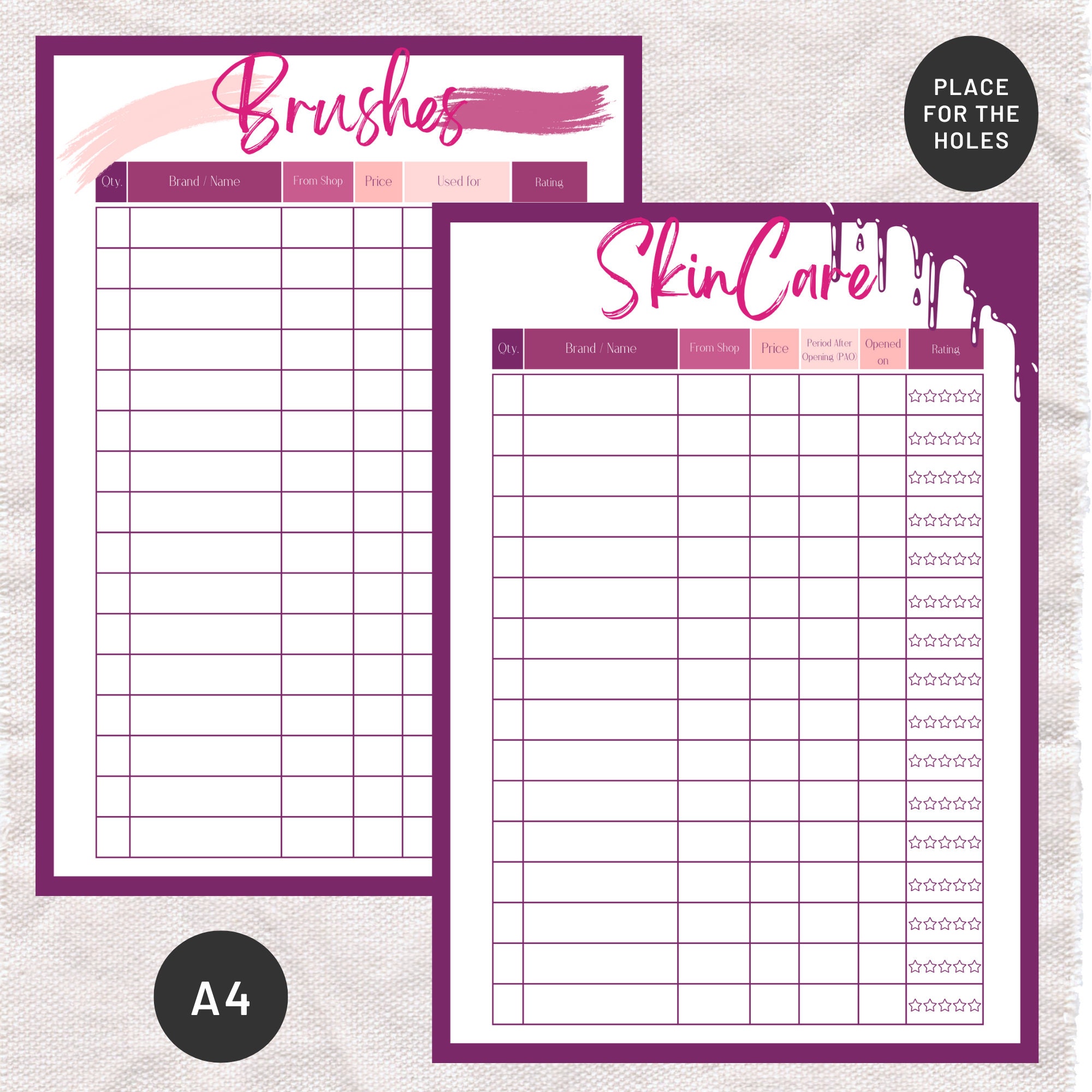 Makeup Inventory Management, Makeup Artist, Makeup Planner, Makeup ... Makeup Inventory Management, Makeup Artist, Makeup Planner, Makeup ...