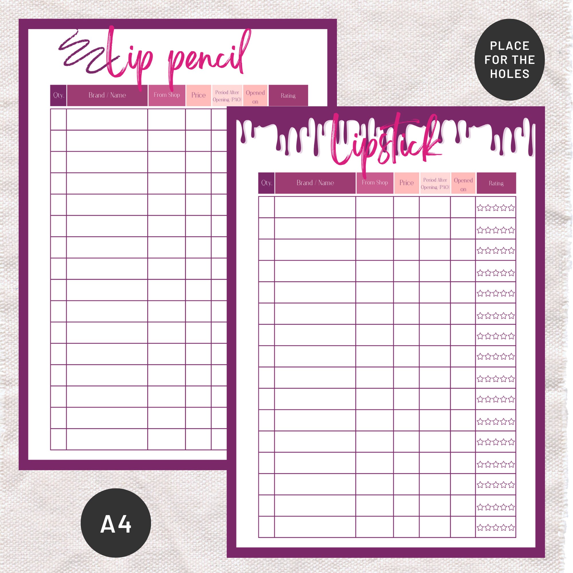 Makeup Inventory Management, Makeup Artist, Makeup Planner, Makeup ...