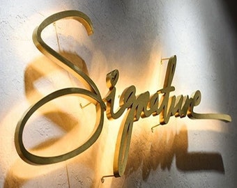 Metal Sign Light Up - Etsy
