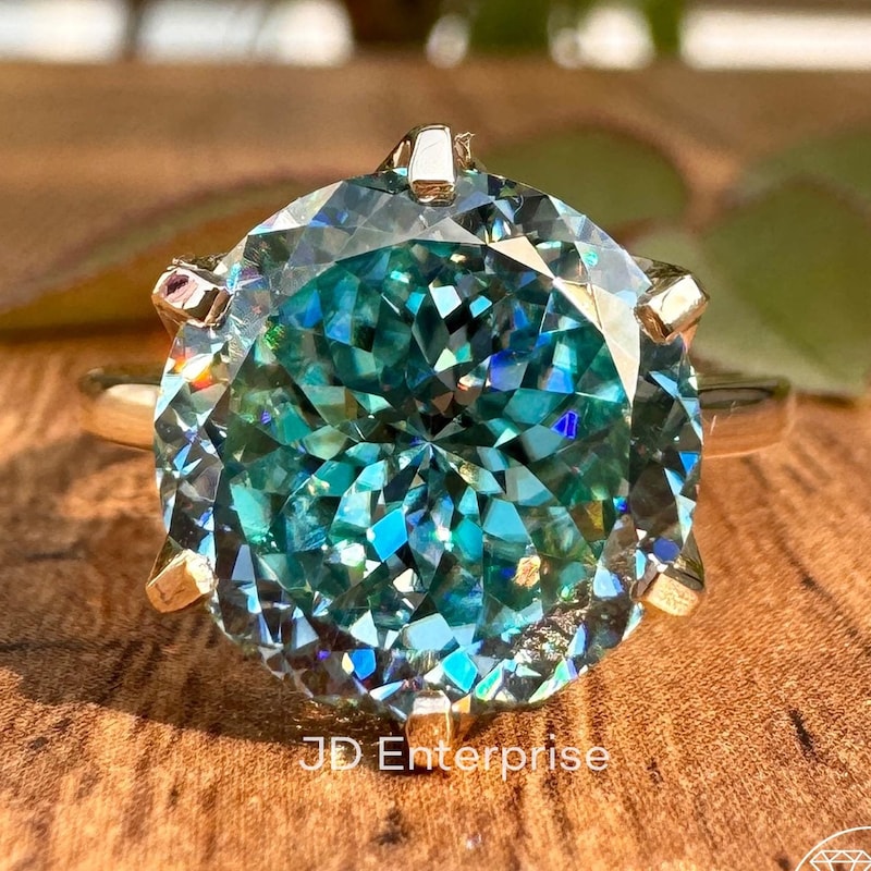 Cyan Portuguese Solitaire - Etsy