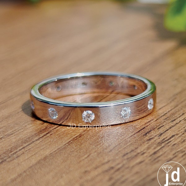 Flush Set Ring - Etsy