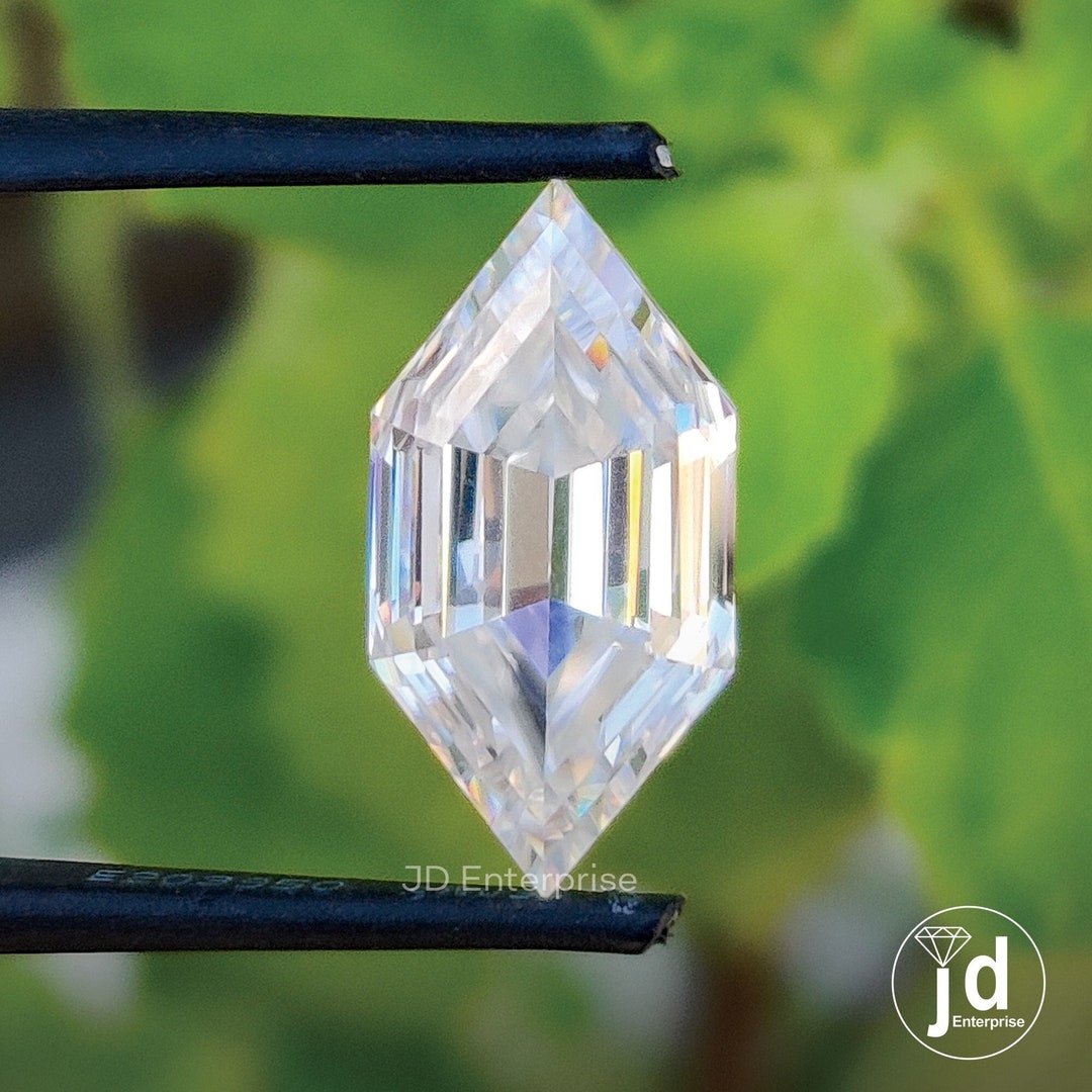 Colorless Step Cut Dutch Marquise Loose Moissanite/ Customized Jewelry ...