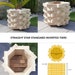 Modern Octagonal Wooden Star Planter Straight Star 50/50 Inverted Tiers ...