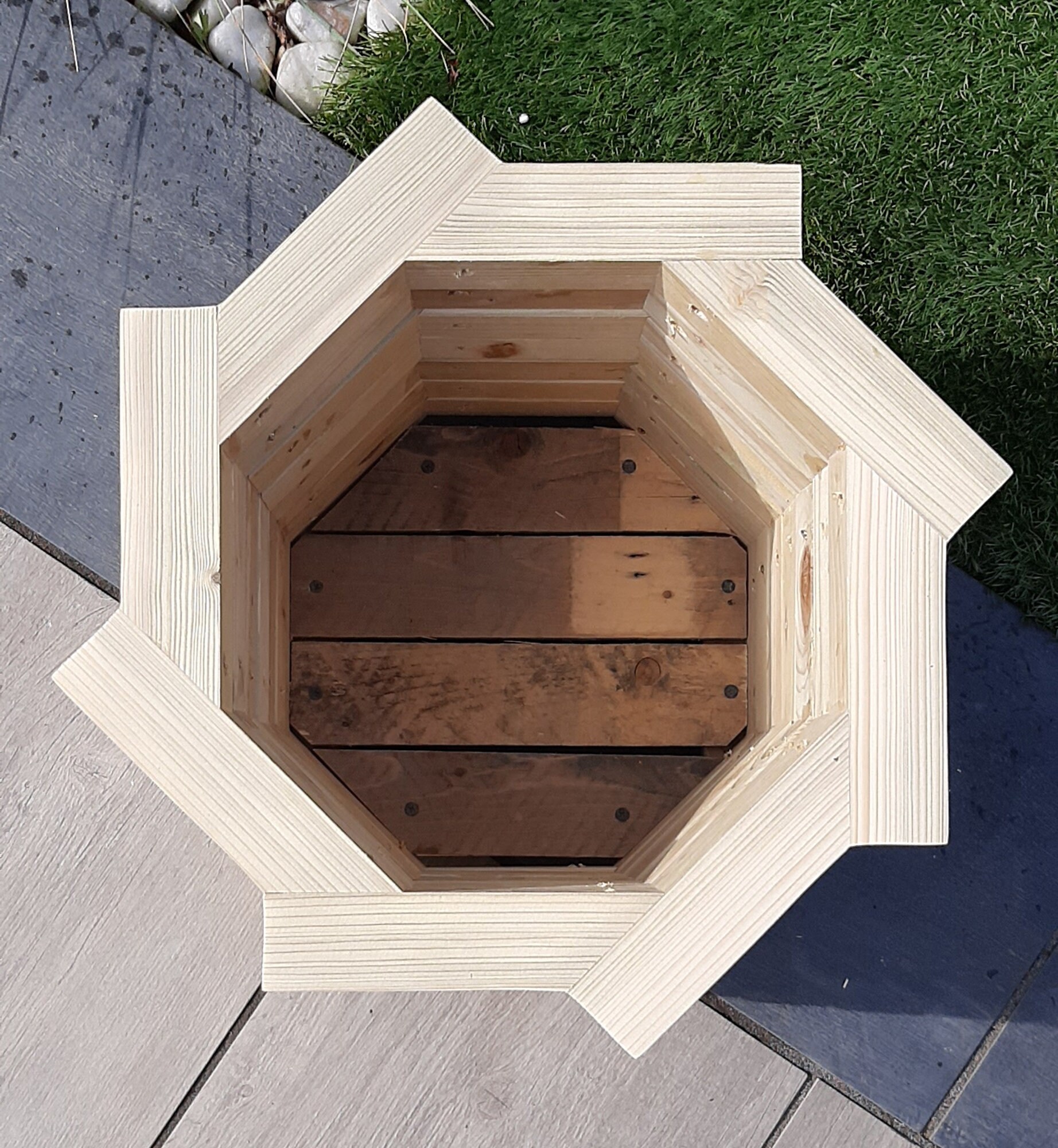 Modern Octagonal Star Wood Planter Straight With 7 Tiers - Etsy