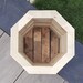 Modern Octagonal Wooden Planter Straight Standard Inverted - Etsy