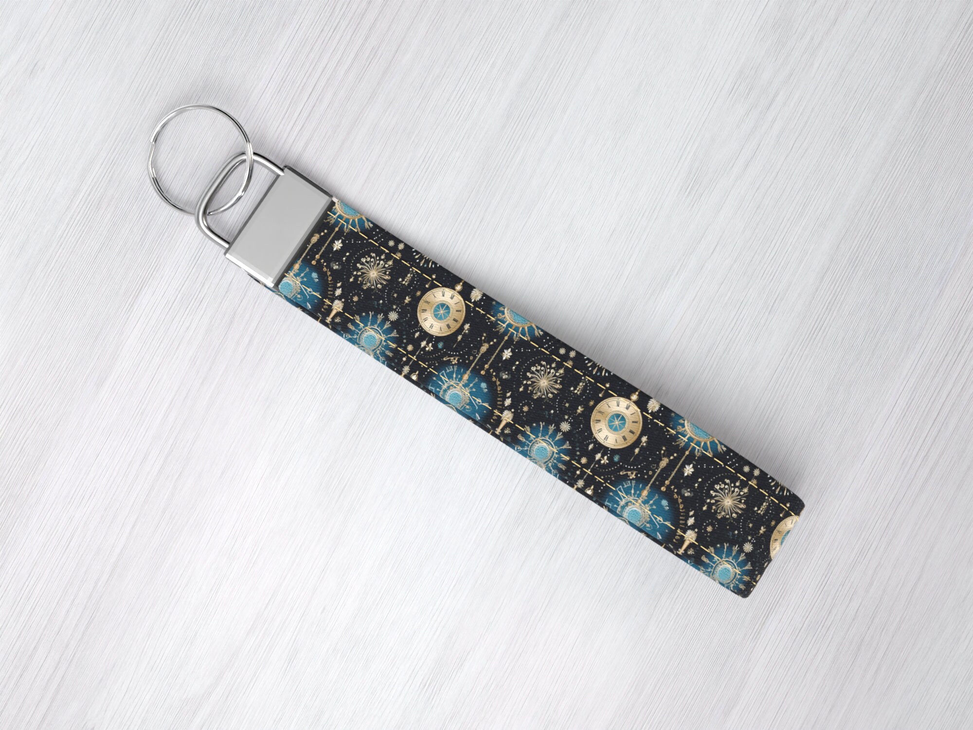 Fabric Wristlet Keychains Exquisite Christmas Pattern - Etsy