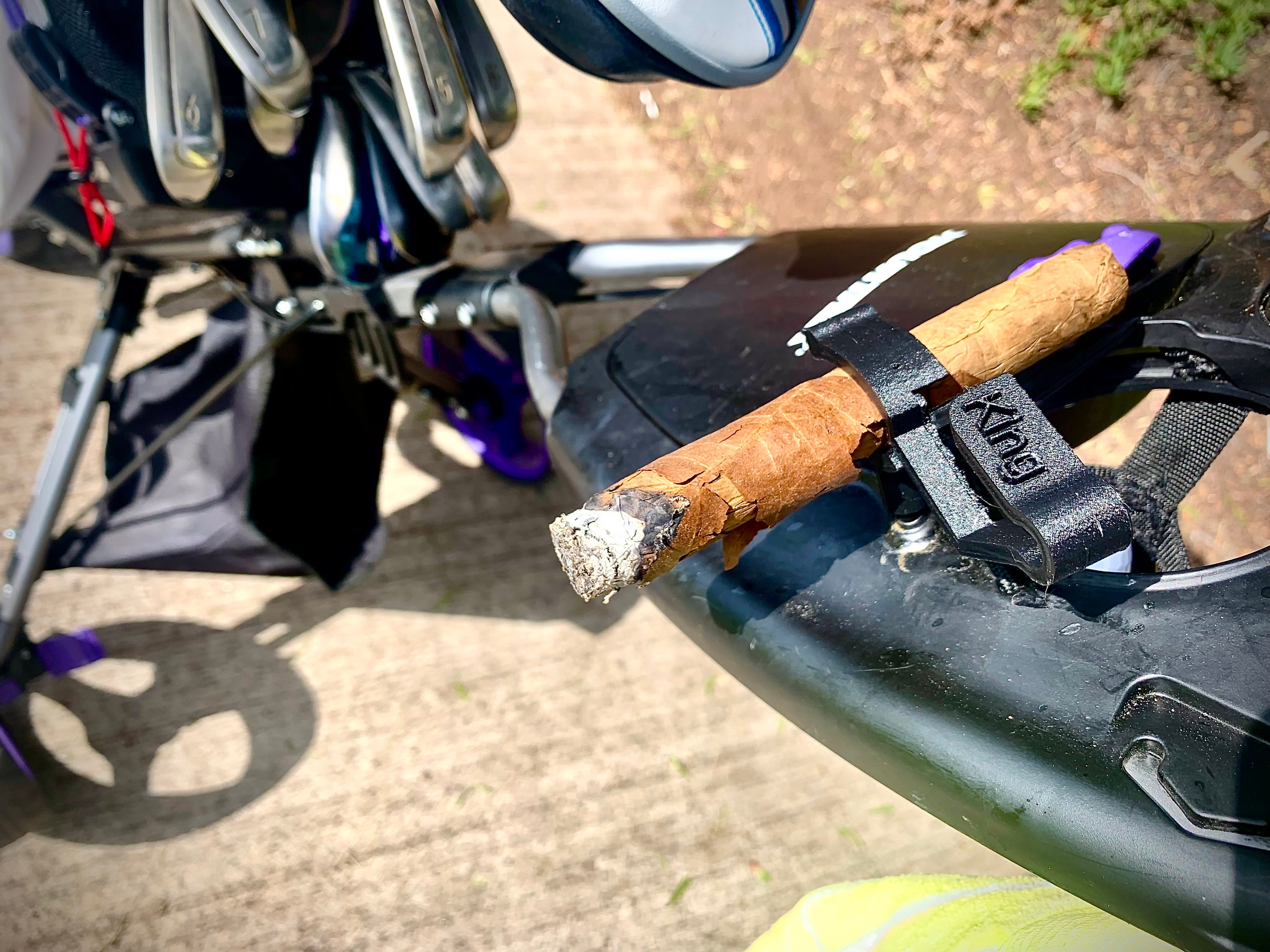 Cigar Holder for Golf - All Sizes - for Golf Carts, Push Carts, Keeping ...