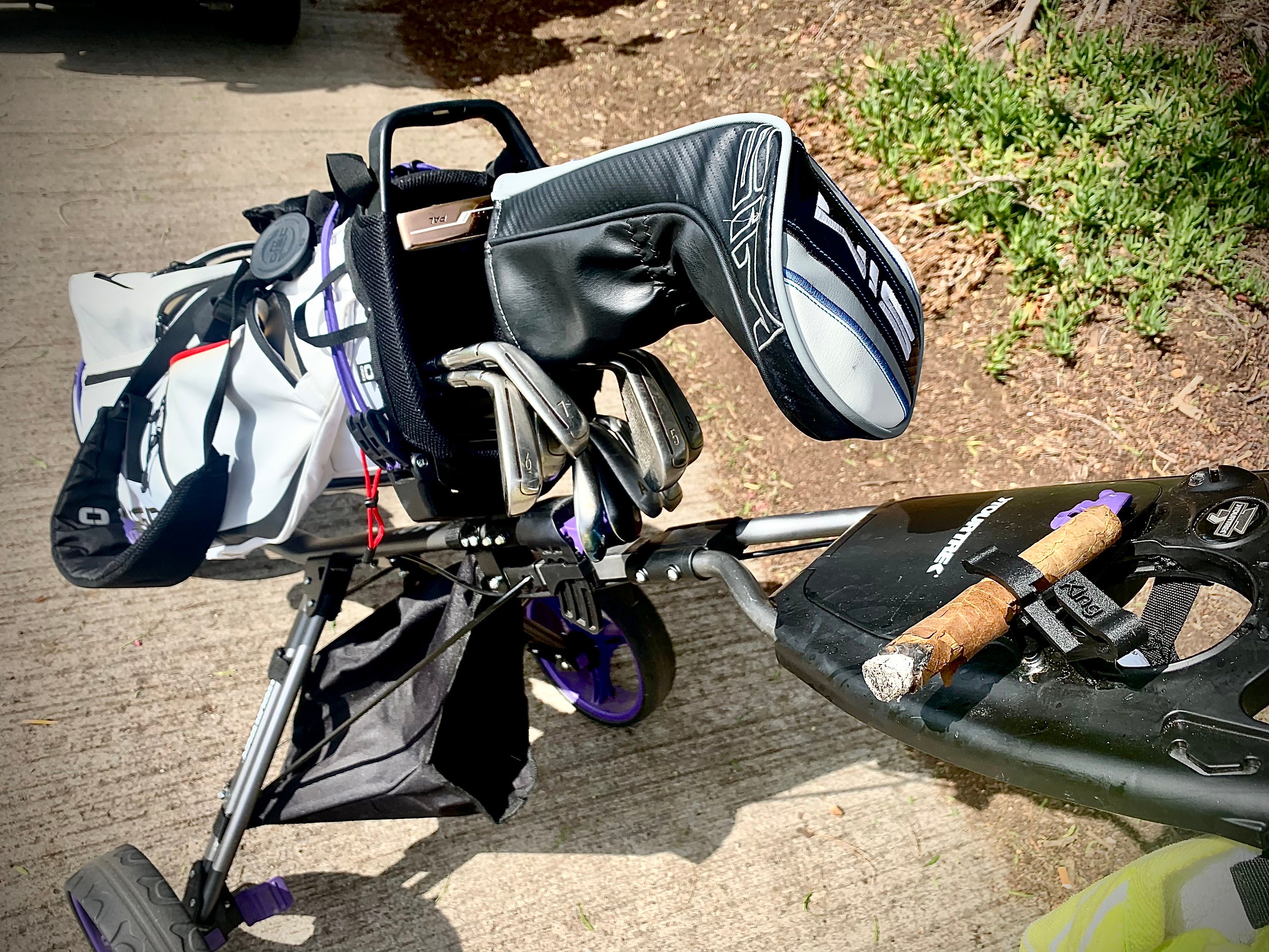 Cigar Holder for Golf - All Sizes - for Golf Carts, Push Carts, Keeping ...