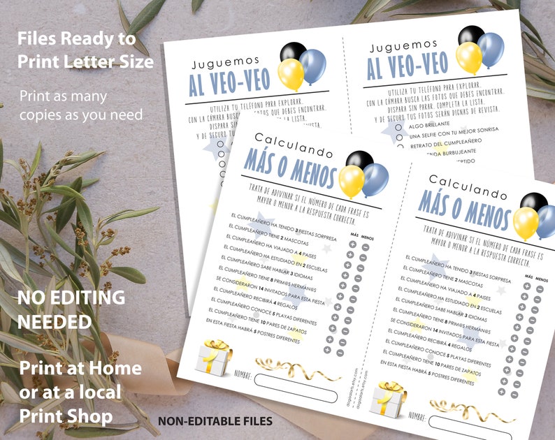Spanish Birthday Party Games for Him | Juegos Fiesta De Cumpleaños En ...