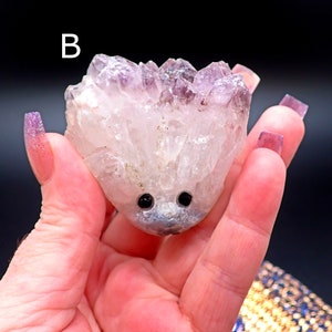 Choice of Cute Crystal Critters Amethyst and Citrine Cluster Stones ...