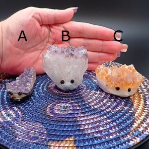 Choice of Cute Crystal Critters Amethyst and Citrine Cluster Stones ...