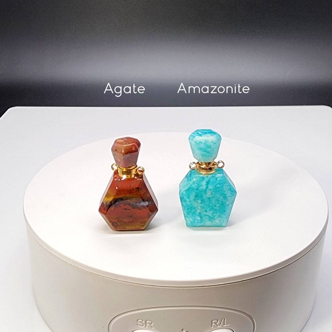 Mini Crystal Perfume Bottle Pendant, Crystals, Jewelry - Etsy