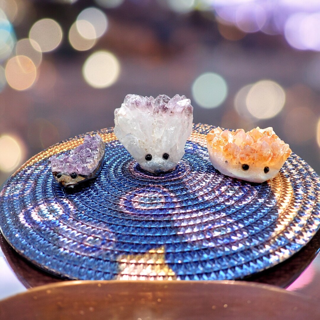 Choice of Cute Crystal Critters Amethyst and Citrine Cluster Stones ...