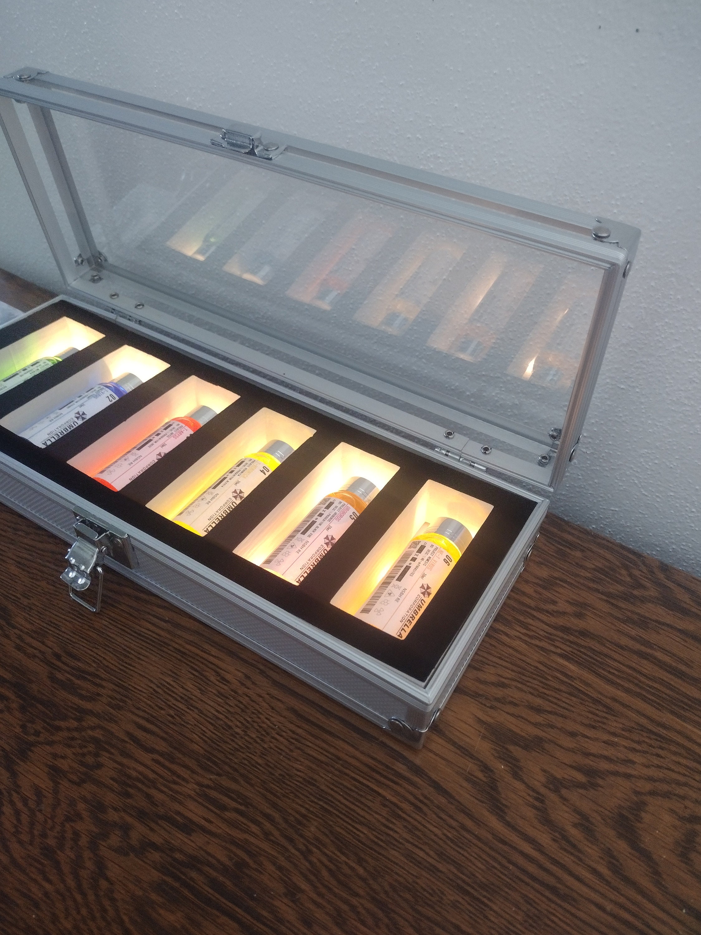 Resident Evil Biohazard Briefcase (6 Vials) - Etsy