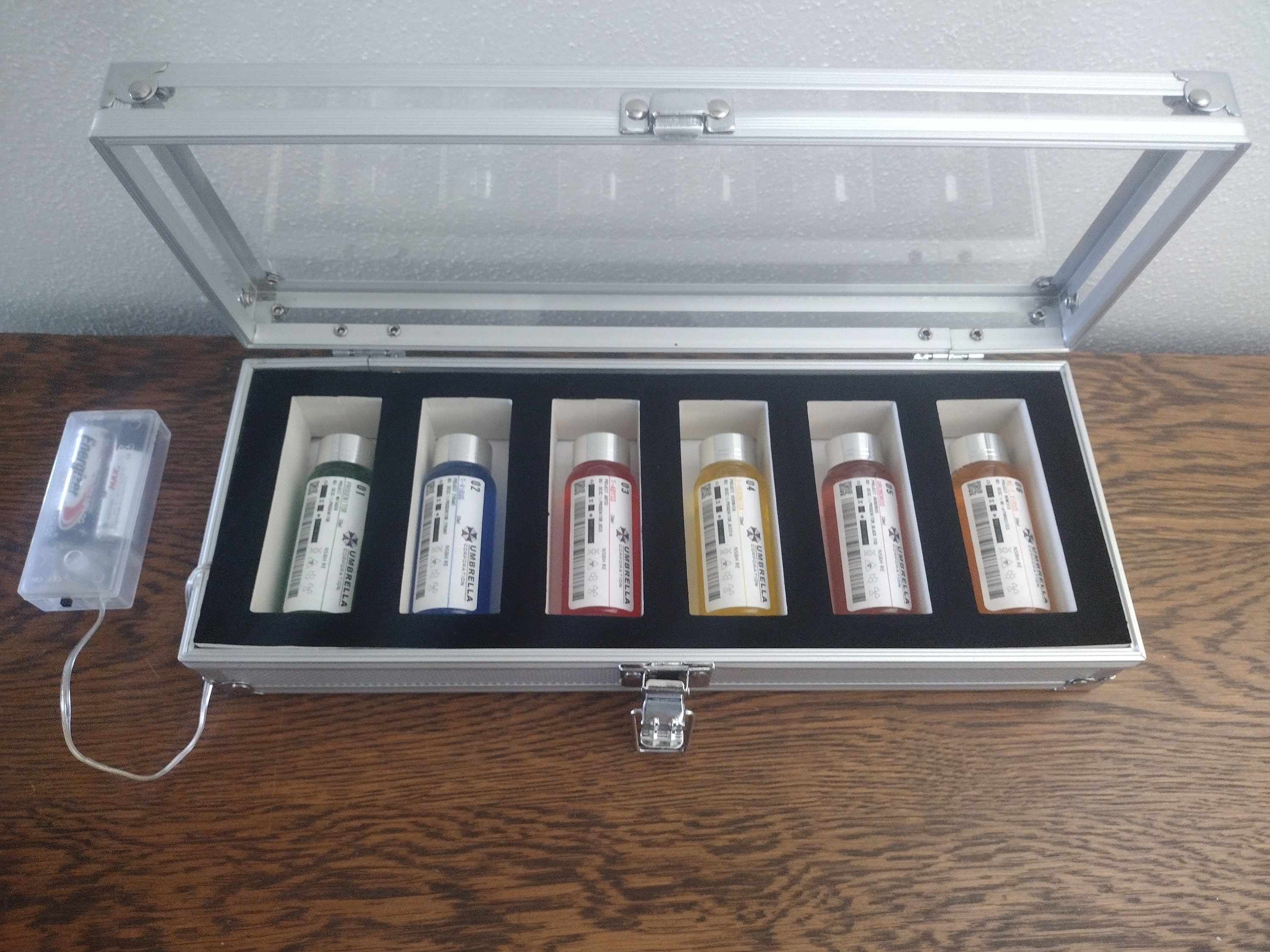 Resident Evil Biohazard Briefcase (6 Vials) - Etsy