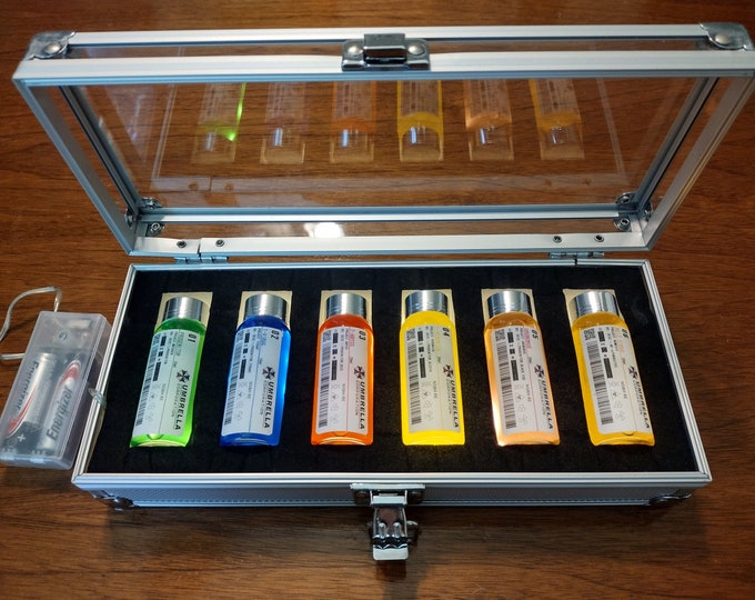 Biohazard Briefcase, Resident Evil Collectable Vials, Umbrella Prop ...