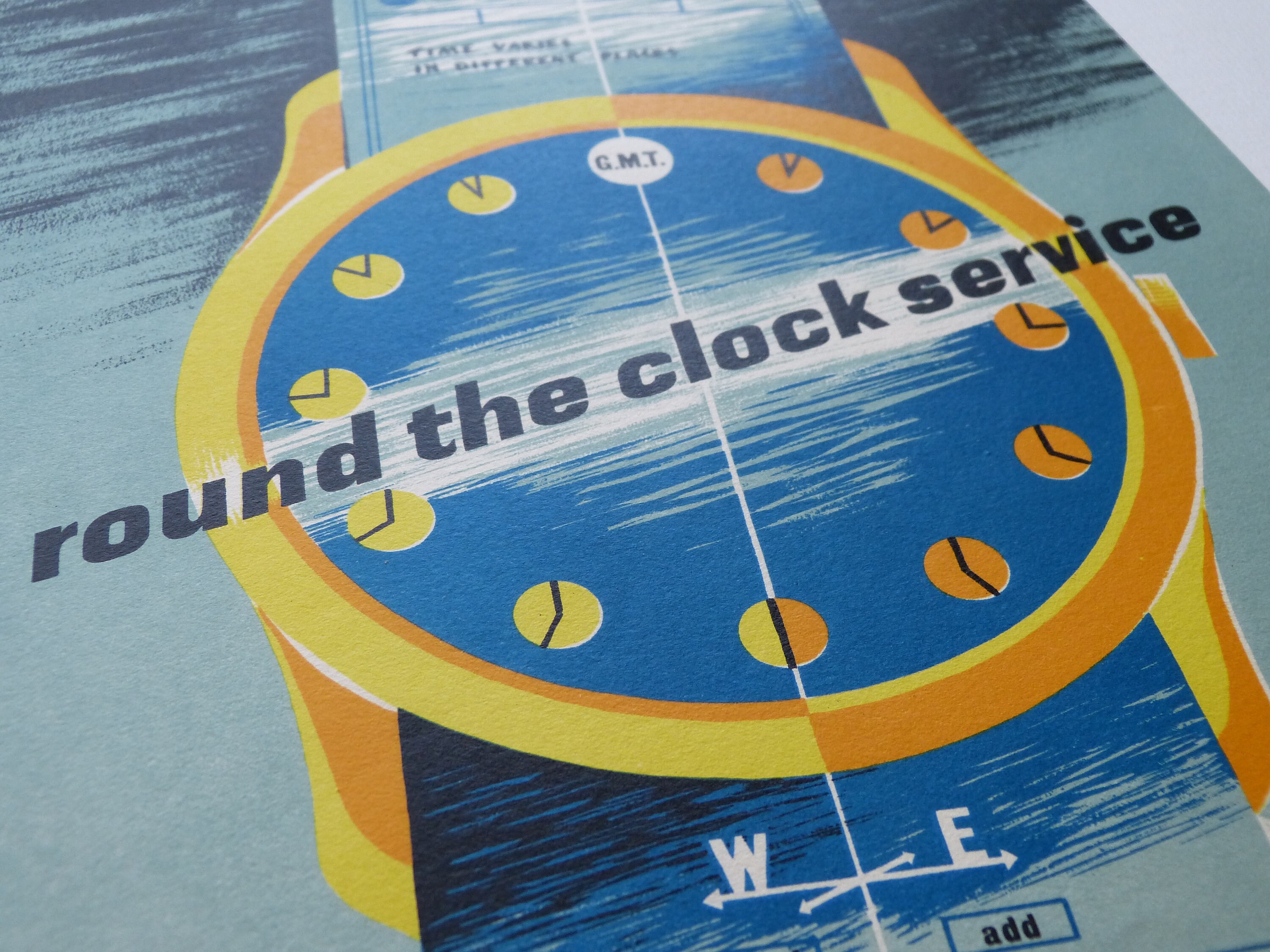 1950's GPO Original Public Information Poster round - Etsy