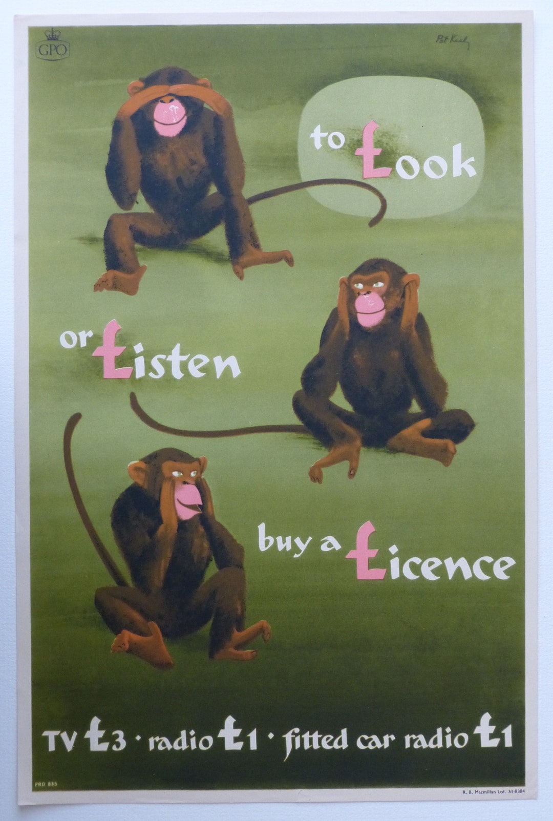 1950's GPO Original Public Information Poster to - Etsy