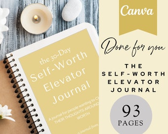 30 Day Self Worth Elevator Journal, Digital Printable Journal for ...