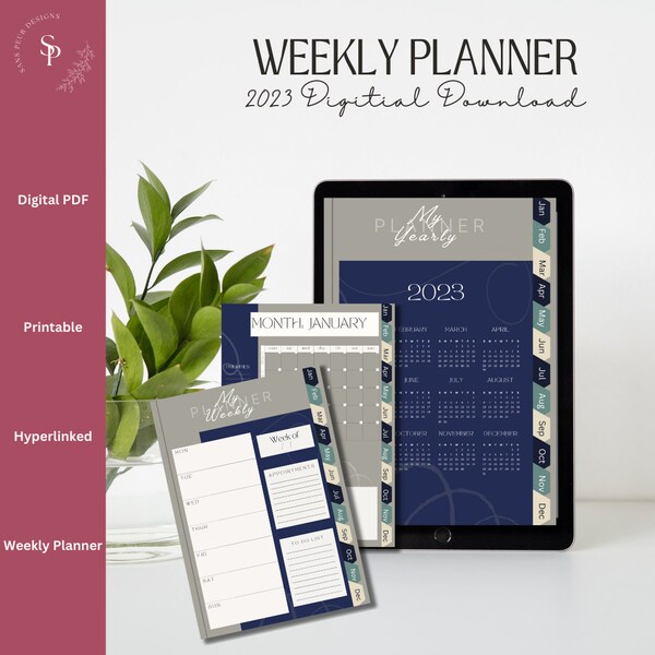 Modern Planner - Etsy