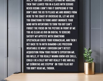 No Scrubs, Art Print, TLC Song Lyrics, A6, 5x7, A5, 8x10, A4, 11x14, A3 ...