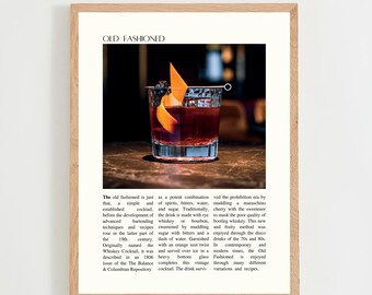 Call Me Old Fashioned Printable, Old Fashioned Cocktail Print, Cocktail ...