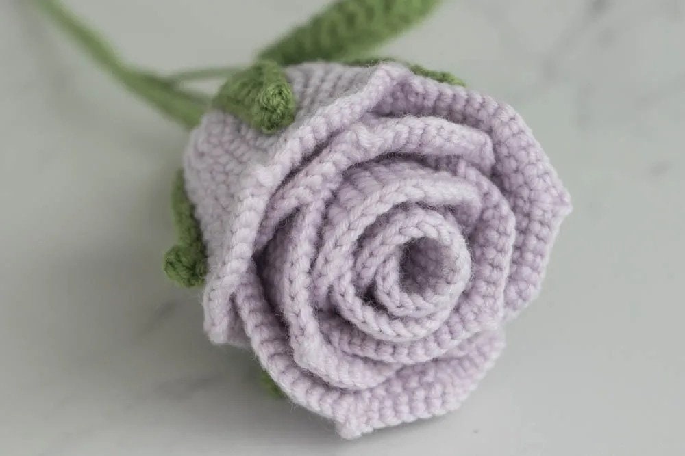 Classic Rose Crochet Pattern - Etsy