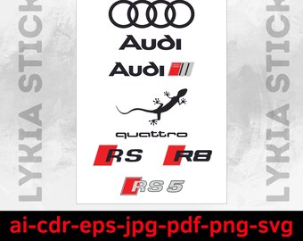 Audi Svg - Etsy Australia