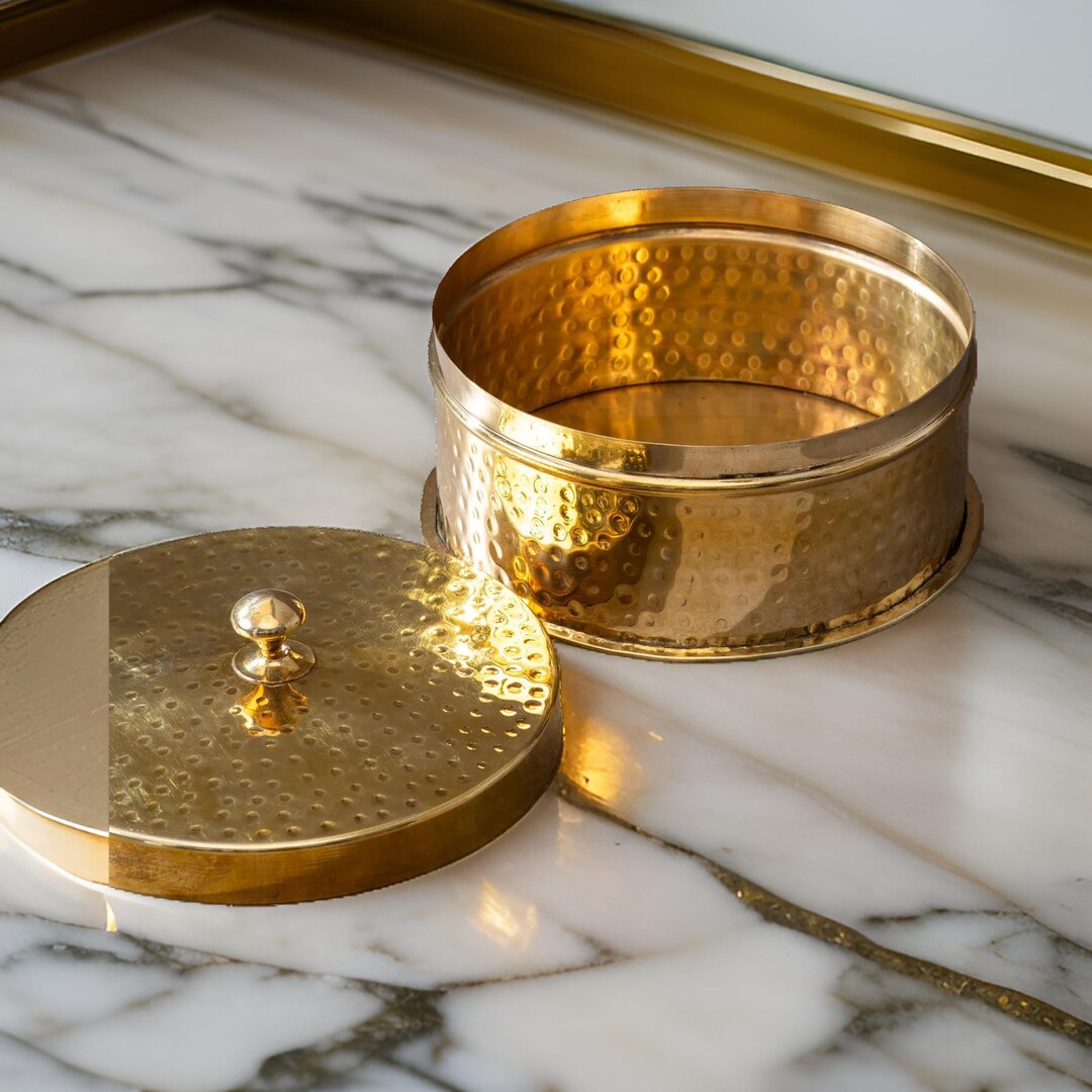 Brass/pital Dabba - Box Container - Etsy