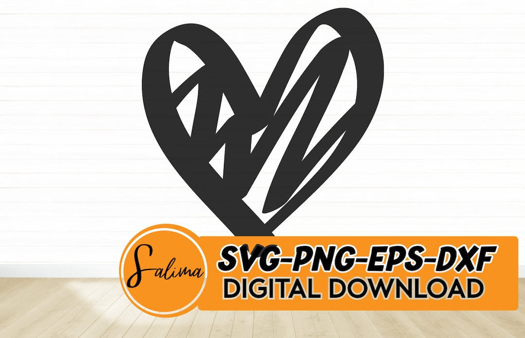 Heart Instant Digital Download Svg, Png, Dxf, and Eps Files Included ...