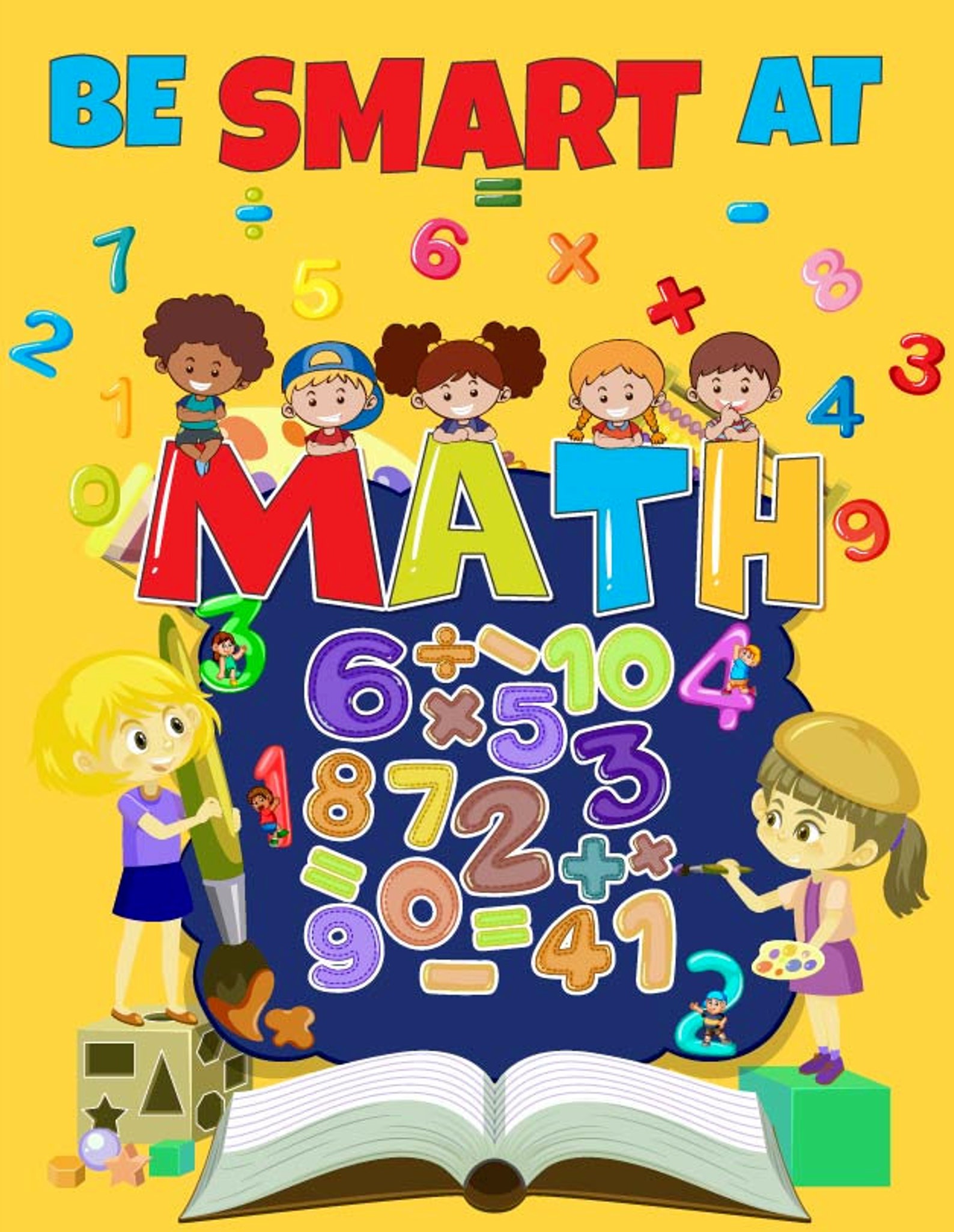 Be Smart at Math Activity Book for Kids Math Activity Book PDF in ...