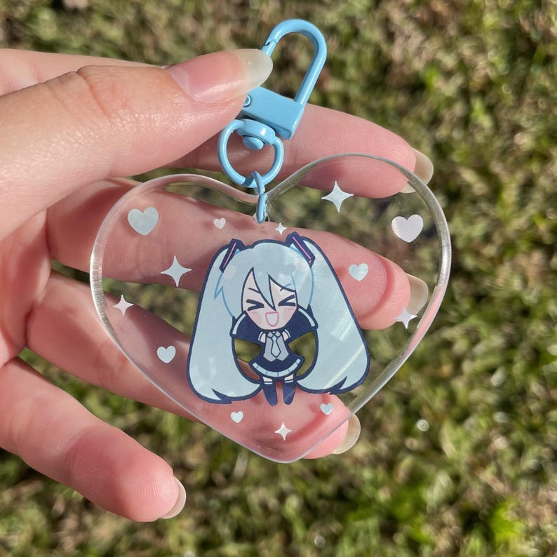 Acrylic Keychains & Stickers - Hatsune Miku Vocaloid - Etsy