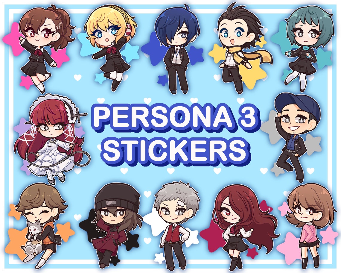 Holographic Stickers - Persona 3 - Etsy
