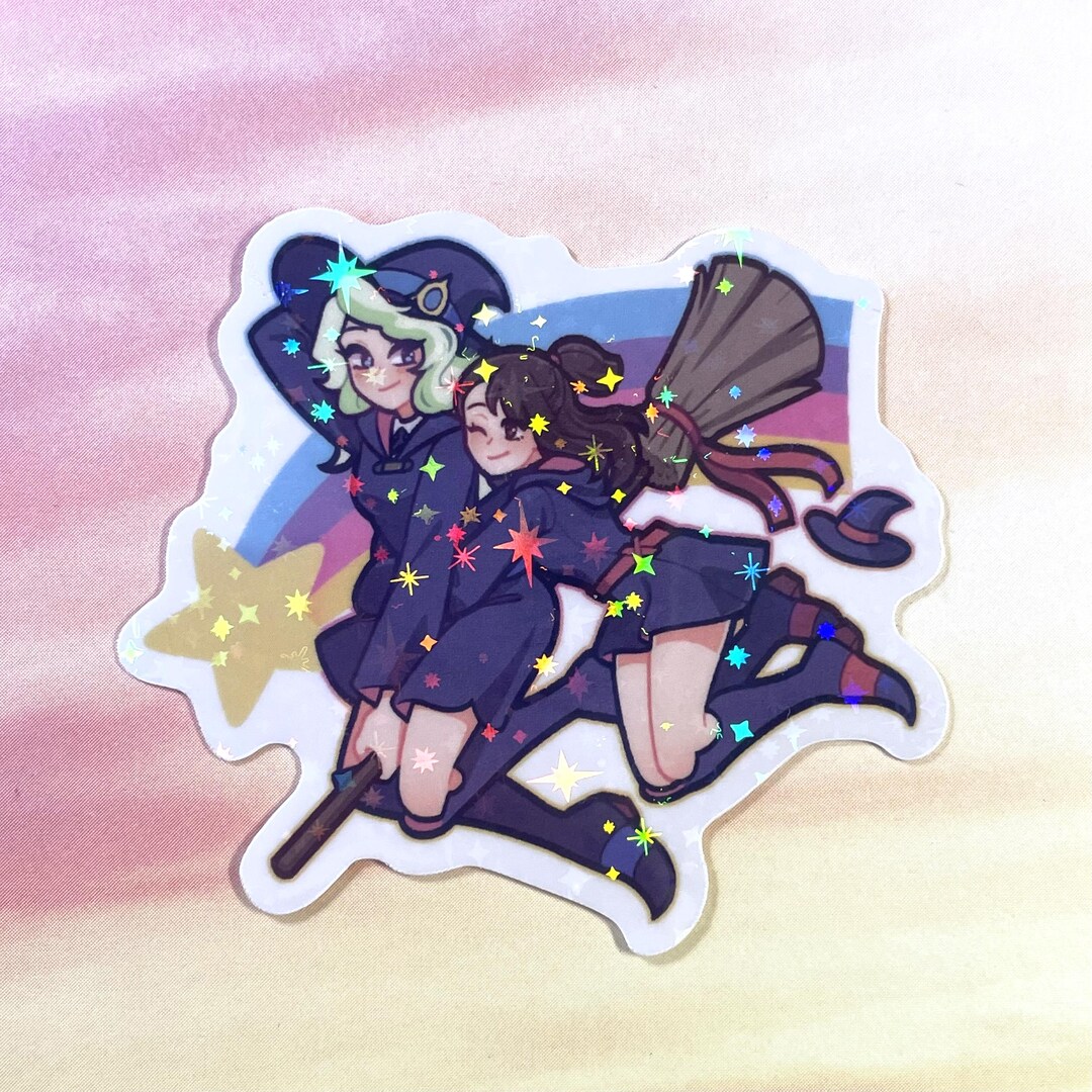 Diakko Holographic Stickers - Little Witch Academia - Etsy