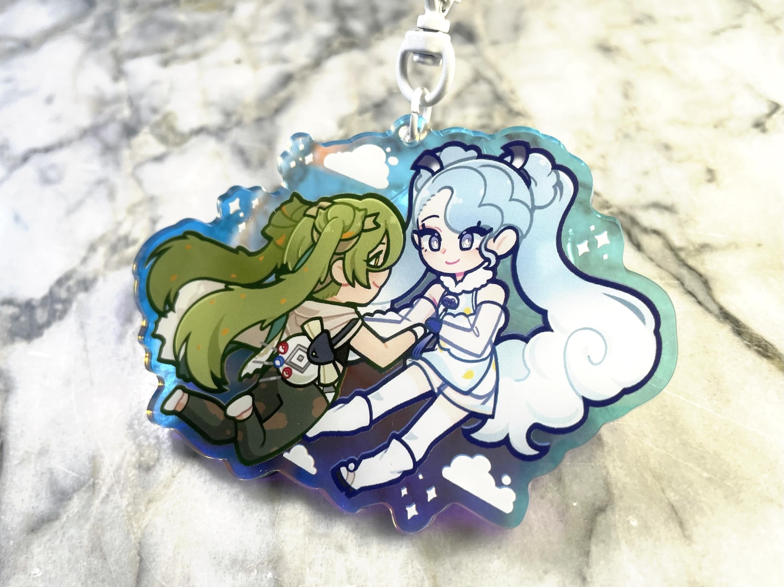 Pokemon Miku Ground & Flying Rainbow Acrylic Keychain - Etsy